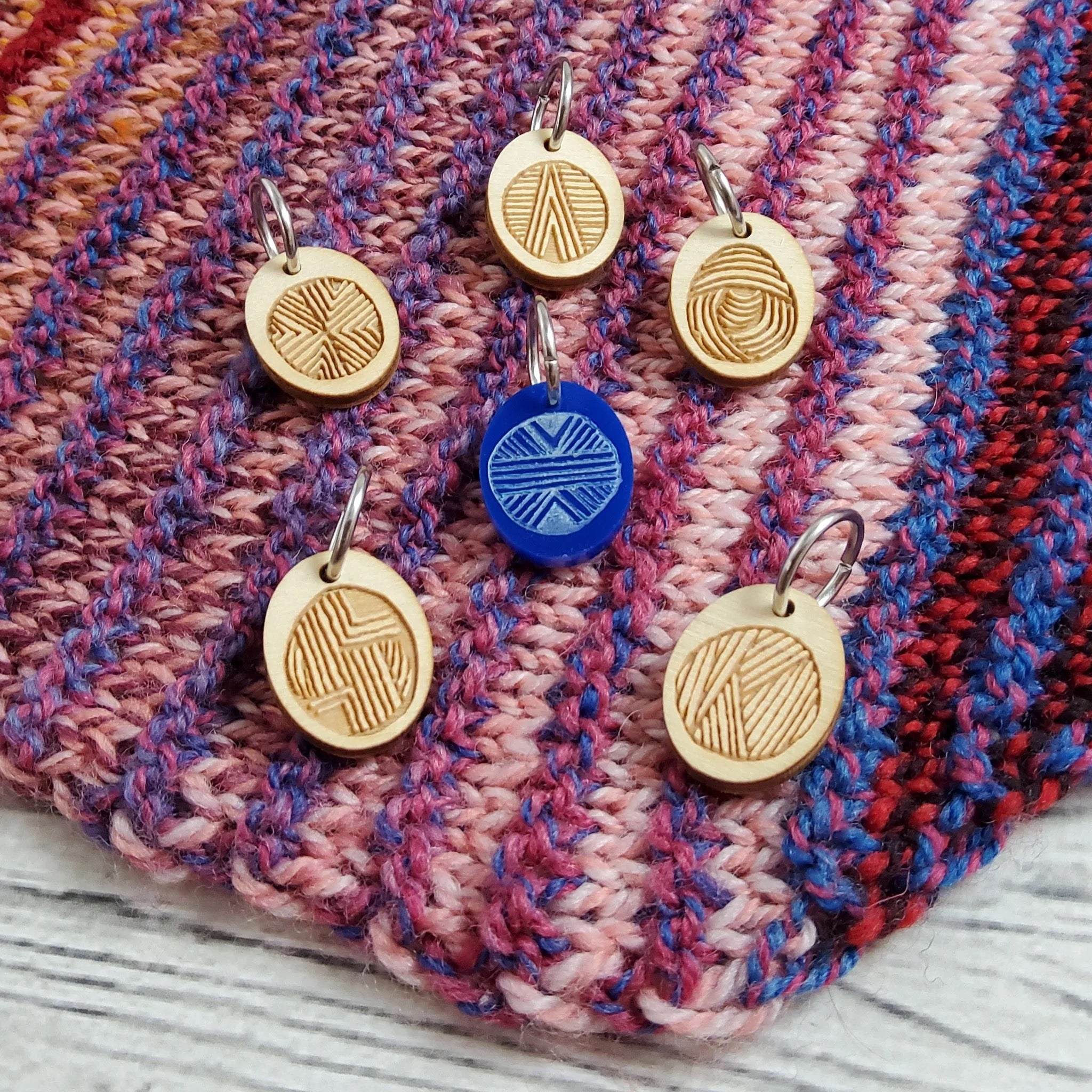 Katrinkles Stylized Yarn Ball Stitch Marker Set | For Ewe: An Inclusive ...
